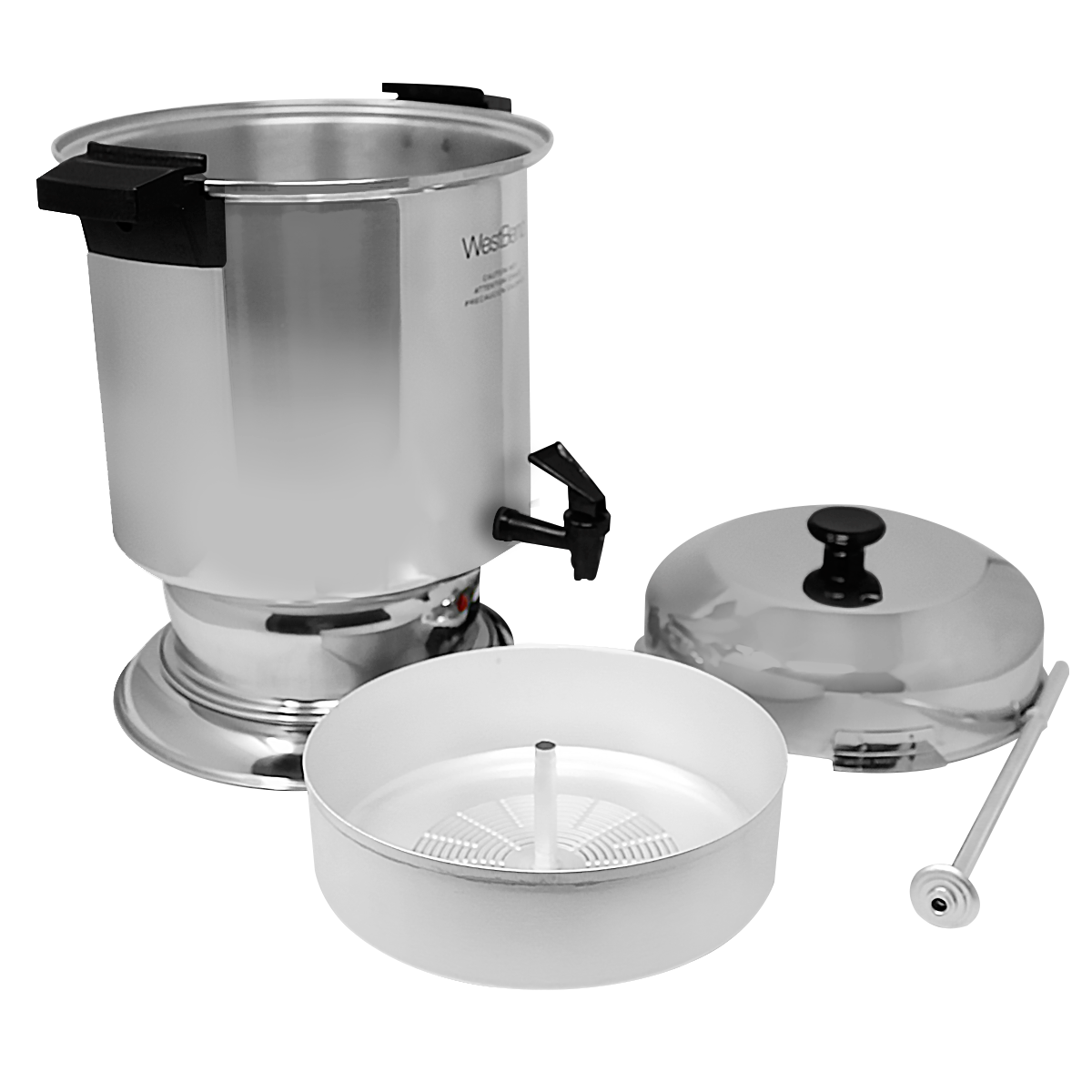 Cafetera Percoladora de 55 Tazas Comercial Acero Inoxidable West Bend ...